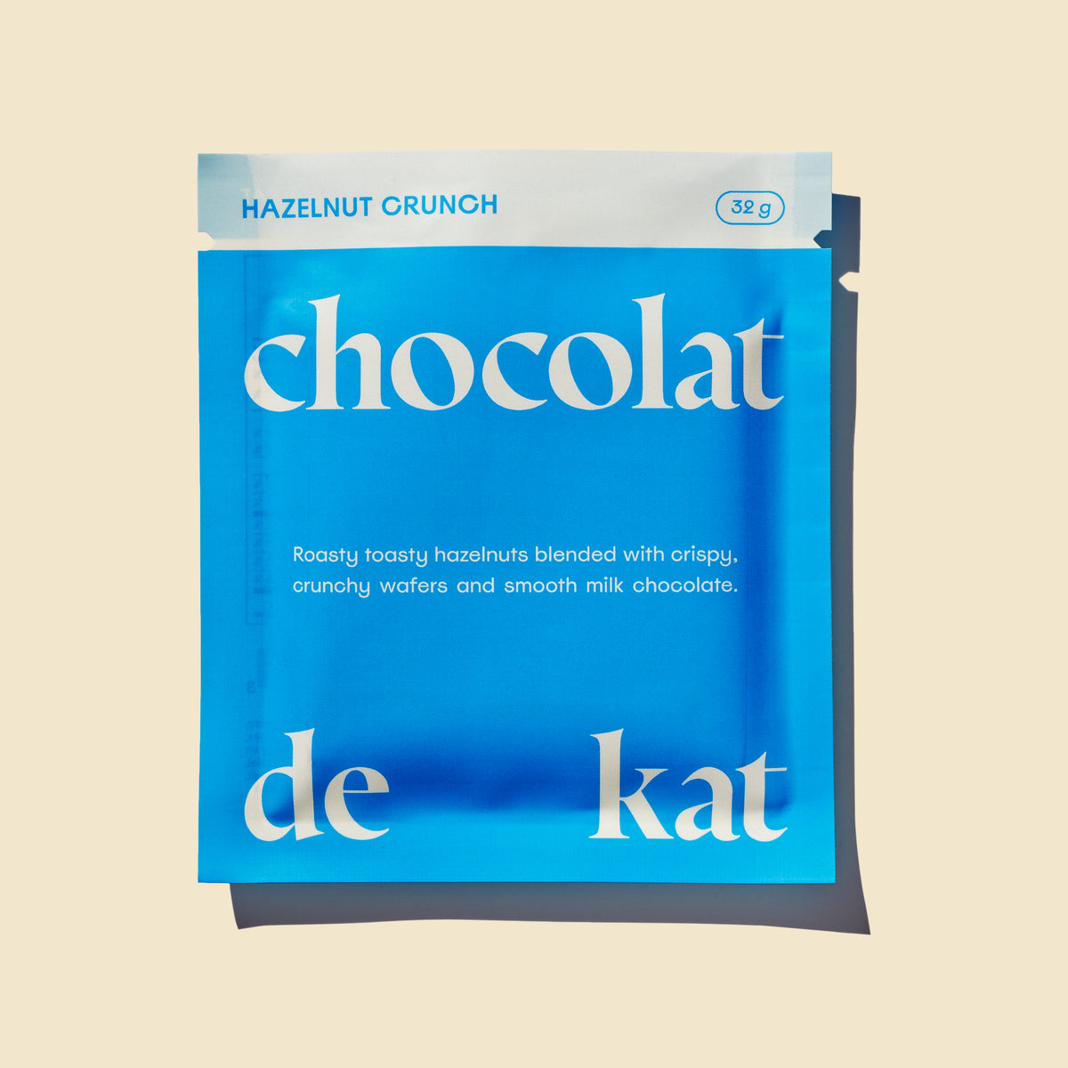 Hazelnut Crunch Chocolate Bar - Order Online - Chocolat de Kat